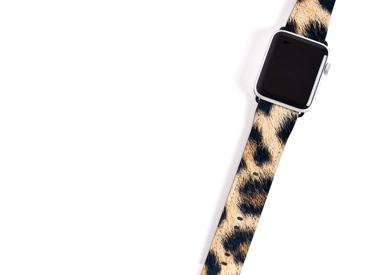 Leopard Skin Apple Watch Band Leopardrd Print Watch Band - Etsy