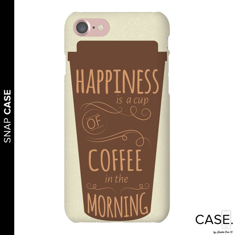 Coffee Phone Case Happiness is Coffee Phone Case Iphone 7 - Etsy