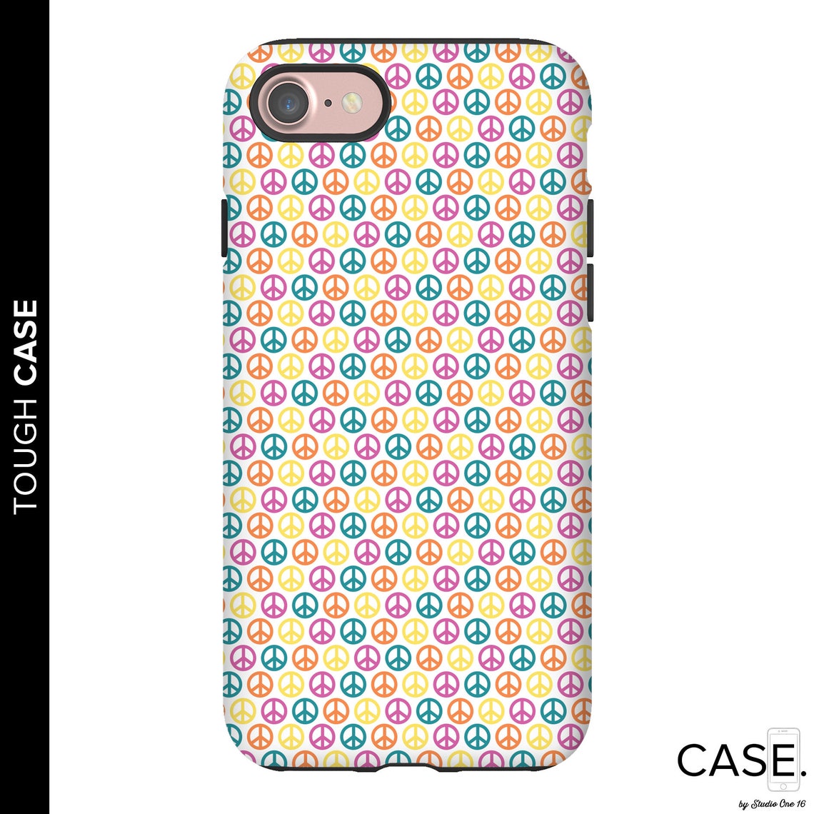 Colorful Peace Symbol Phone Case Peace Phone Case Iphone 7 - Etsy