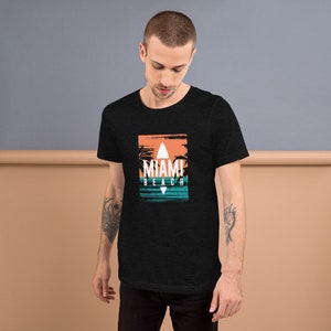 Miami Beach T-shirt, Surfing T-shirt, Surf Miami Shirt, Miami Beach ...