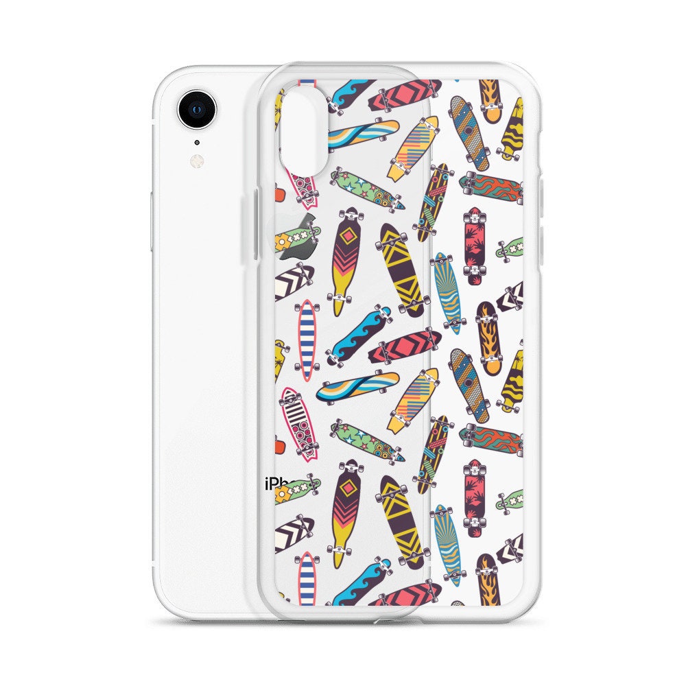 Skateboard Phone Case Clear iPhone Case Skateboard Case | Etsy
