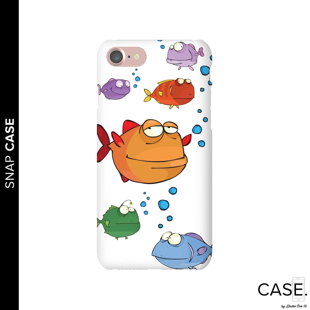 Cute Fish Phone Case, Funny Fish Phone Case, iPhone X Case, Cute Fishes ...