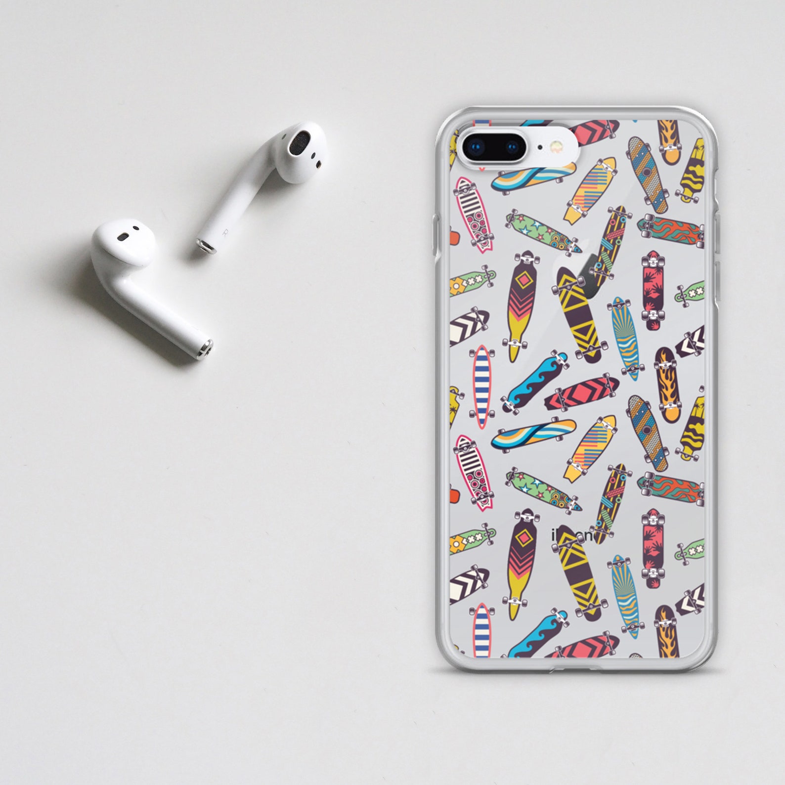 Skateboard Phone Case Clear iPhone Case Skateboard Case | Etsy