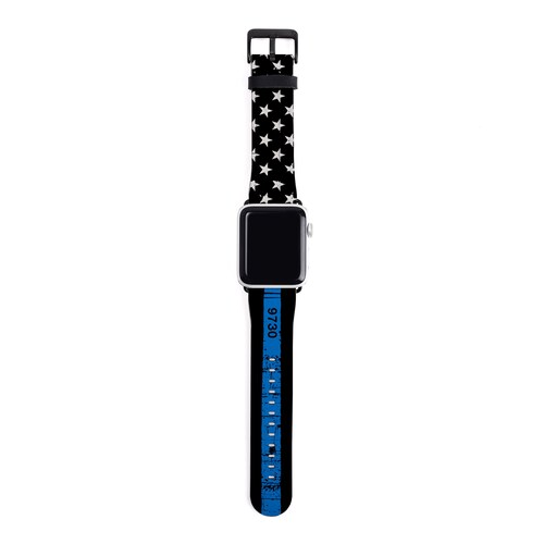 Thin Blue Line Flag Apple Watch Band Police Flag Watch Band - Etsy