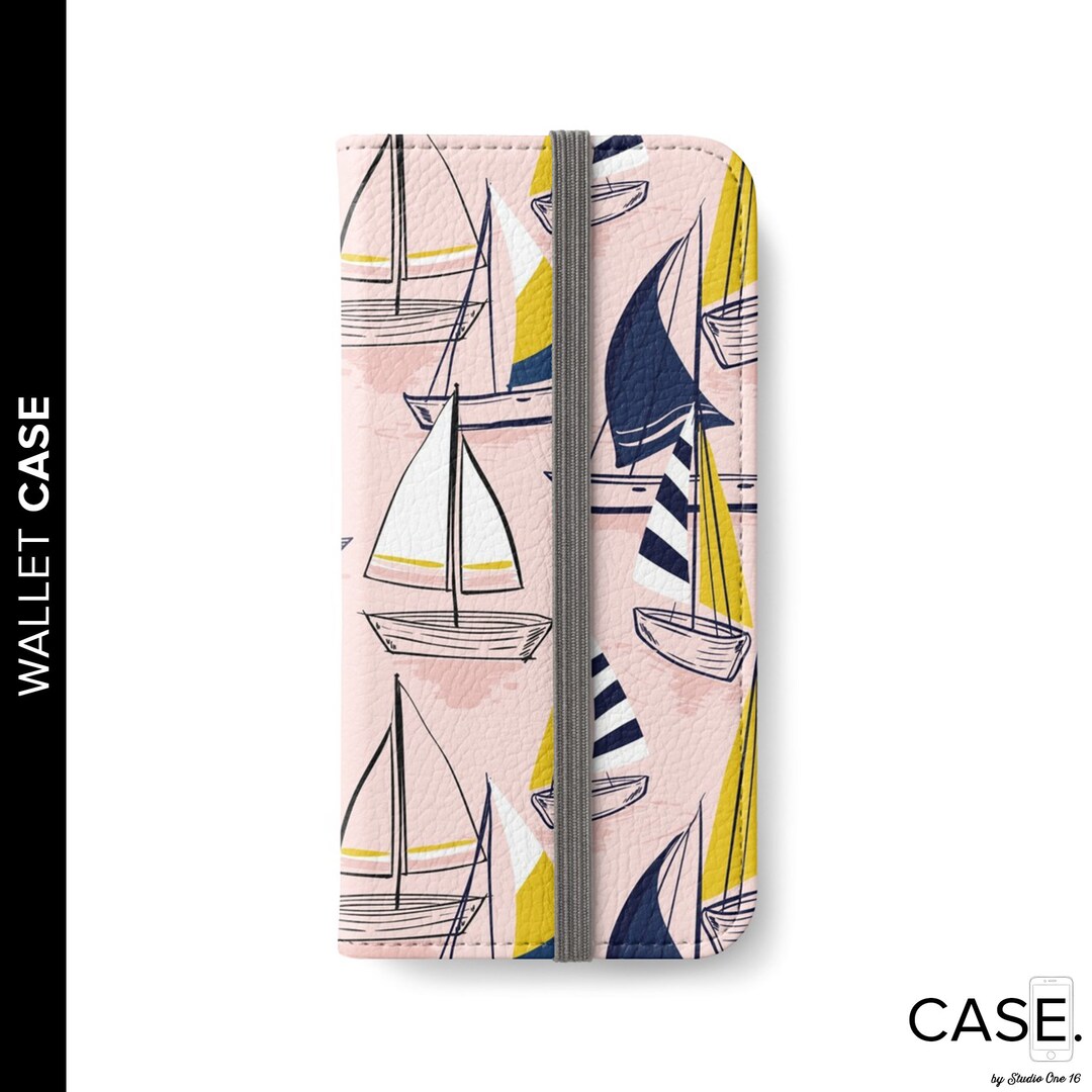 Sailboat iPhone Wallet Case, Sailboat Wallet Case, iPhone 7 Case ...