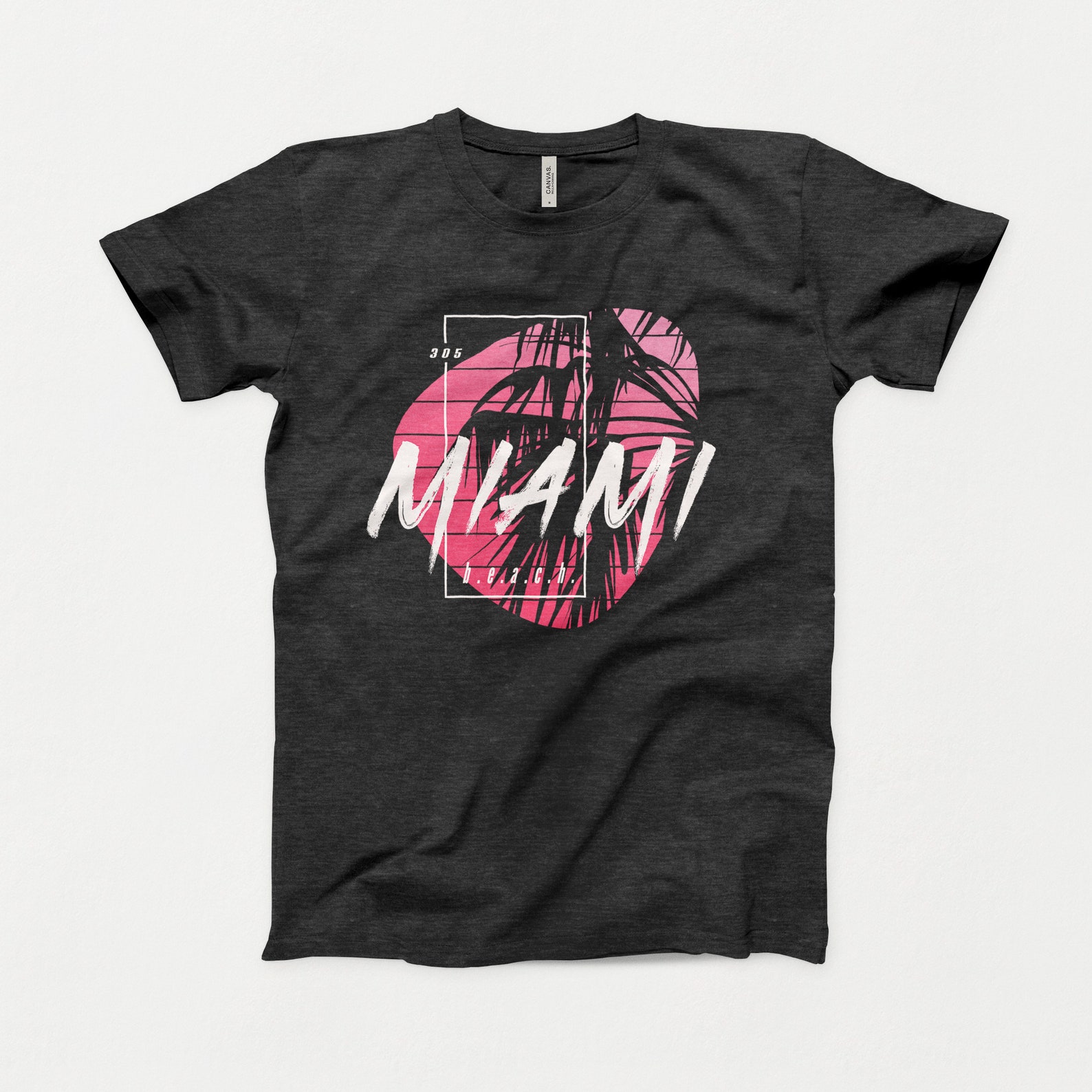 Miami Beach T-shirt Miami T-shirt 305 Shirt Miami Beach - Etsy