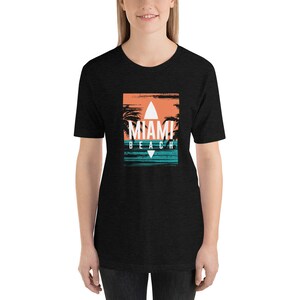 Miami Beach T-shirt, Surfing T-shirt, Surf Miami Shirt, Miami Beach ...