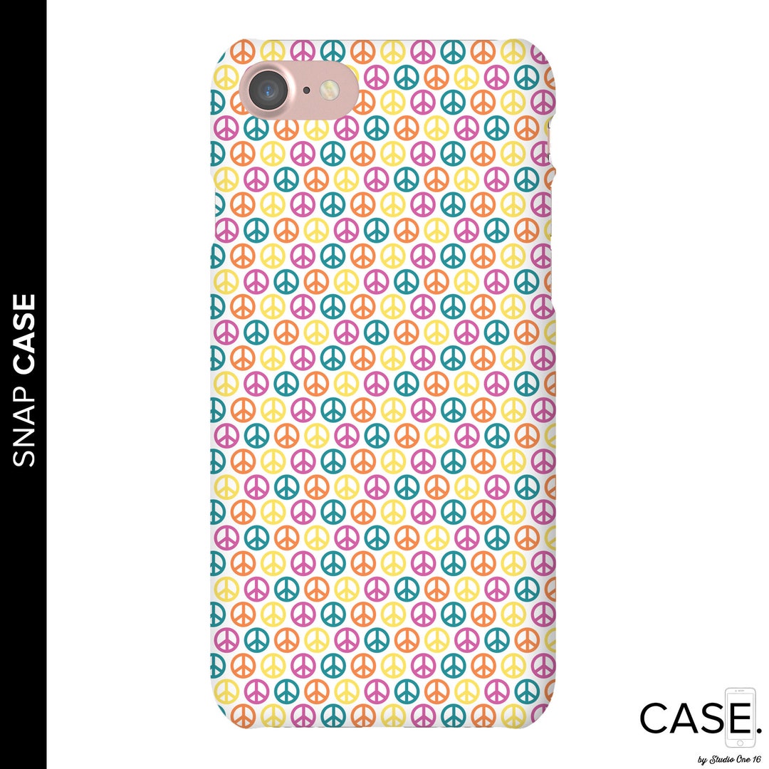 Colorful Peace Symbol Phone Case, Peace Phone Case, iPhone 7 Peace ...