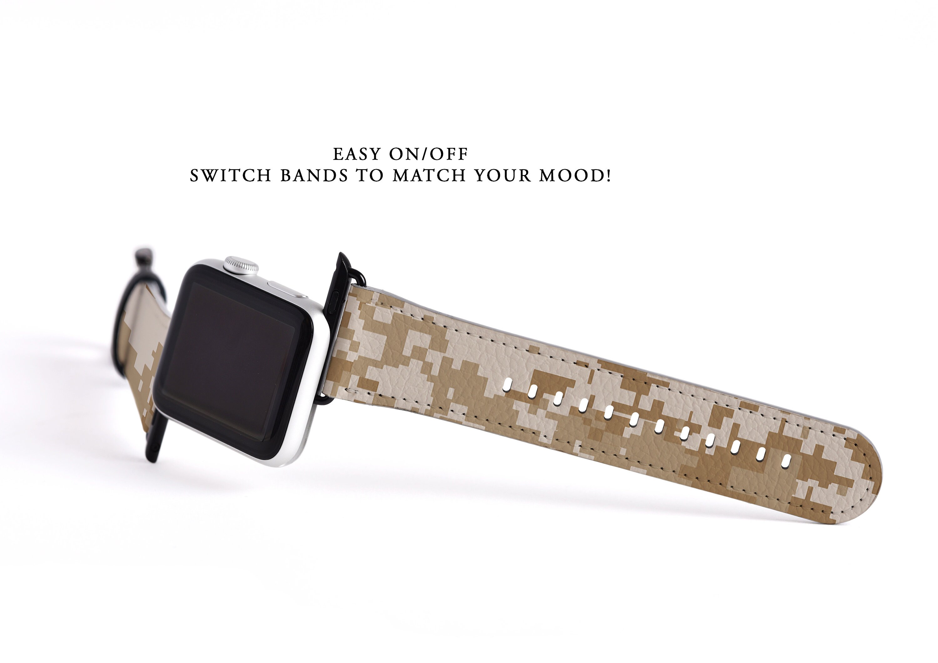Desert Camo Watch Band Camoflauge Apple Watch Band Digital - Etsy