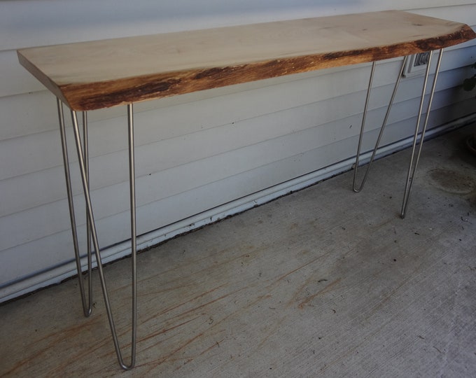 Live Edge Sofa Table - Etsy