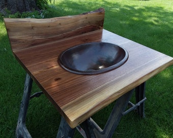 Live Edge Vanity - Etsy