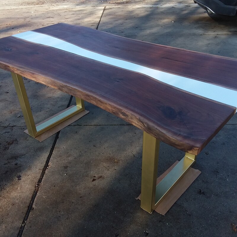Live Edge River Table - Etsy
