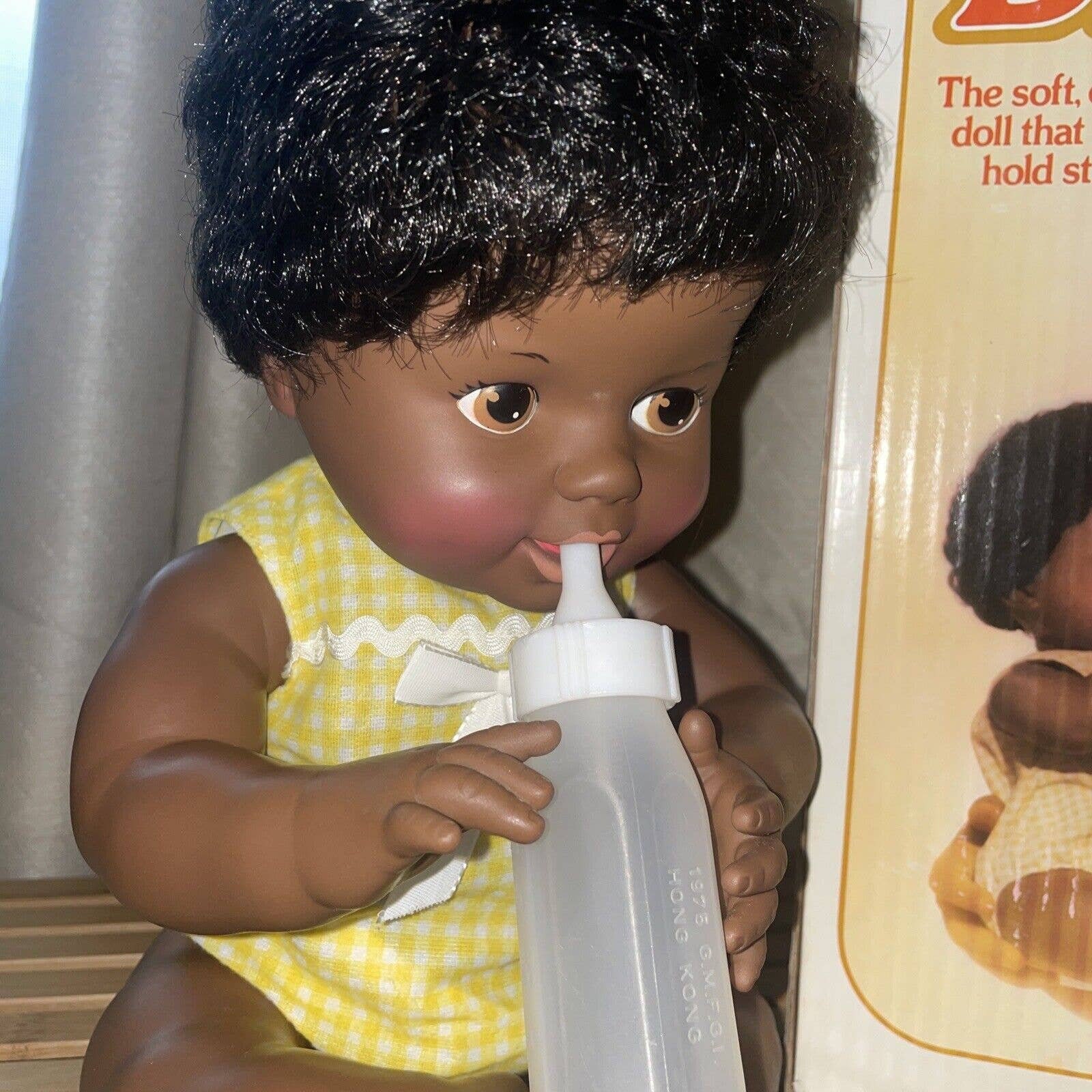 Vintage 1975 Kenner Baby Bundles African American Baby Girl No 26050 W ...