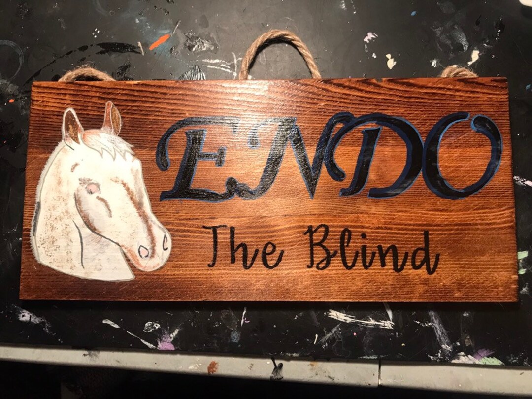 Custom Stall Sign - Etsy