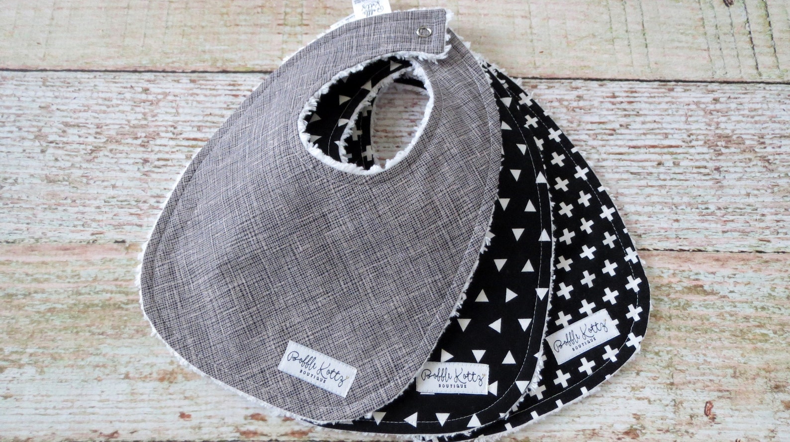 Baby Bibs Black and White Baby Bibs Gender Neutral Baby | Etsy