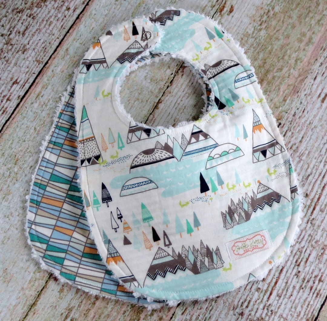Baby Bibs - Baby Boy Bibs - Indian Summer Bib Set - Tribal Boy Bibs ...