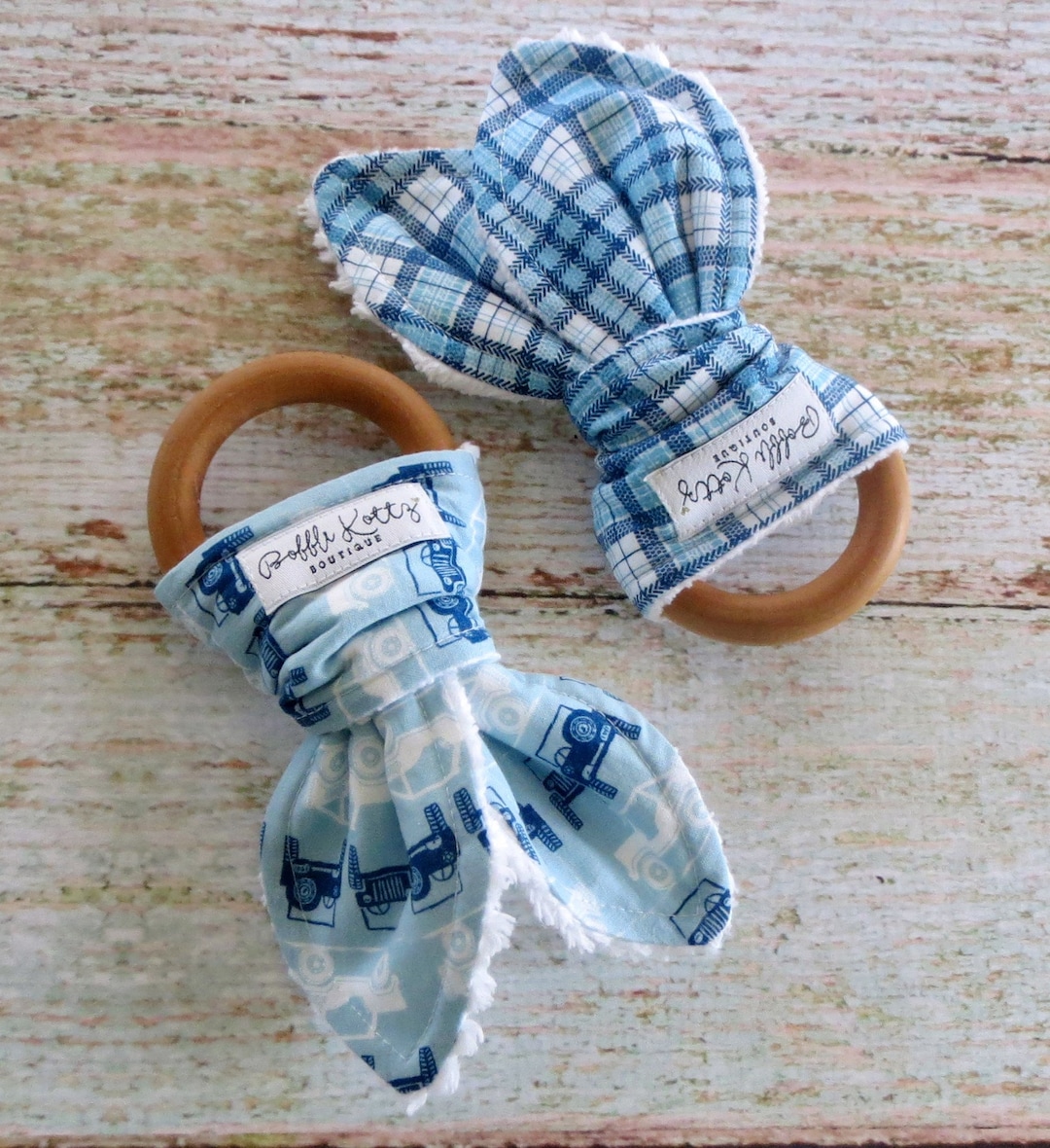 Wooden Teething Ring Natural Teething Ring Montessori Inspired Teething ...