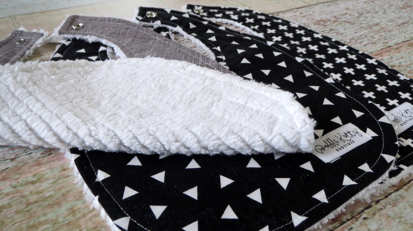 Baby Bibs Black and White Baby Bibs Gender Neutral Baby | Etsy