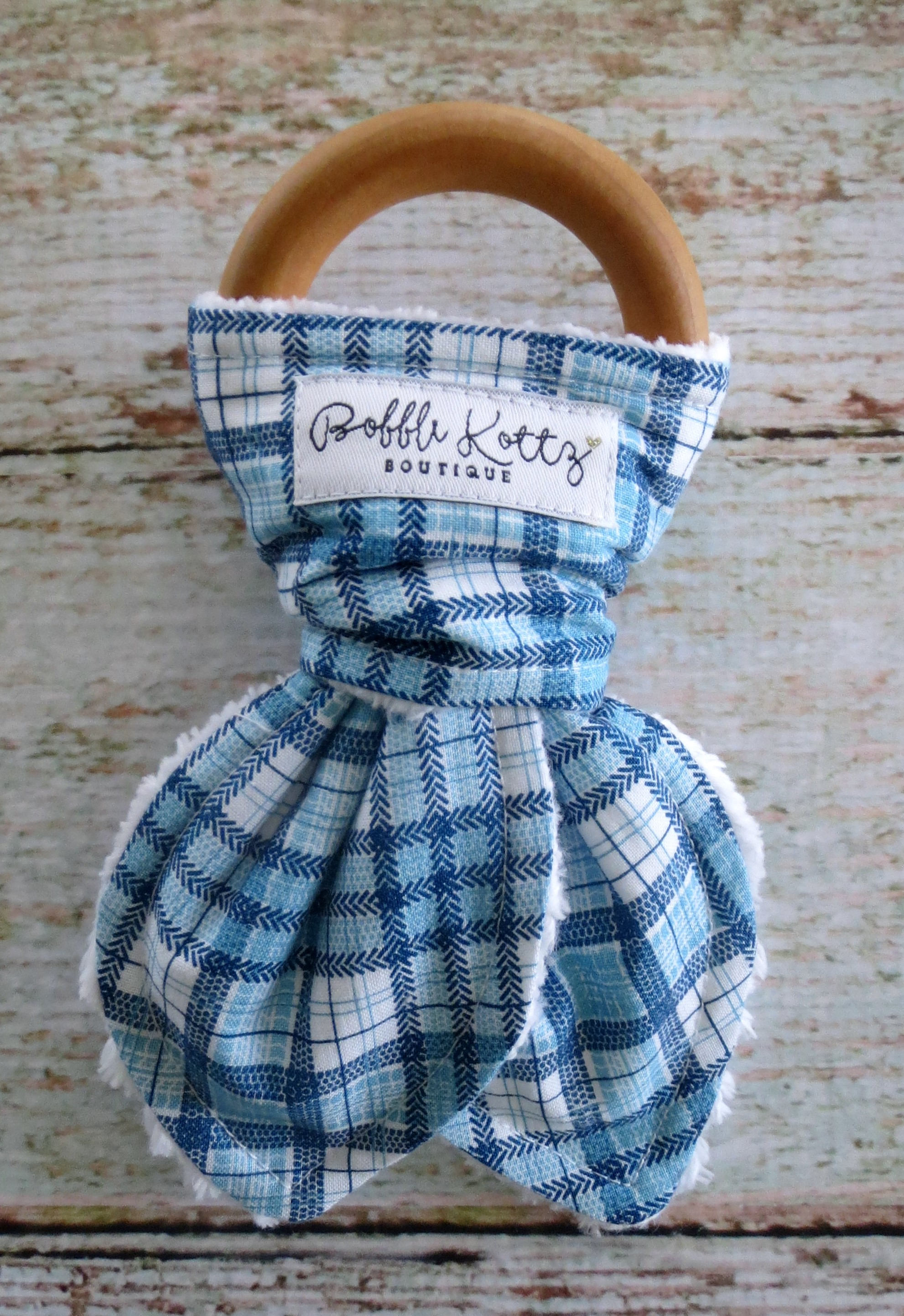 Wooden Teething Ring - Natural Teething Ring - Montessori Inspired ...