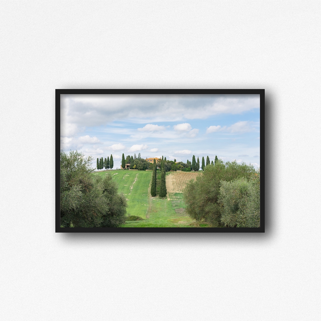 Digital Download. Gladiator House. Val D'orcia Landscape. Pienza ...