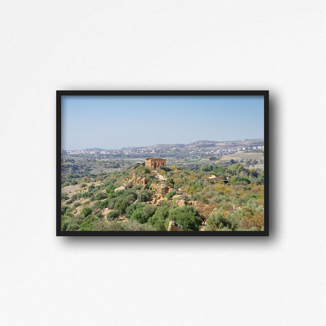 Digital Download. Agrigento, Sicily Photo. Valley of the Temples ...