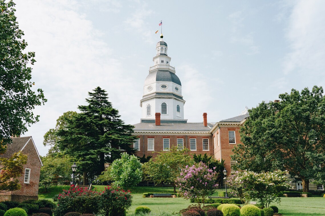State Circle Annapolis Photo. Maryland State House Digital Download ...