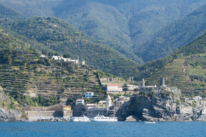 Digital Download. View of Vernazza Landscape 2 Photo. Cinque Terre ...