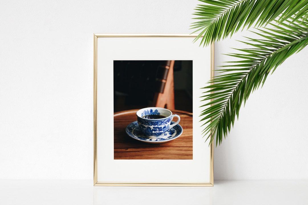 Cup of Coffee on Table Digital Download. Coffee Photography. Printable ...