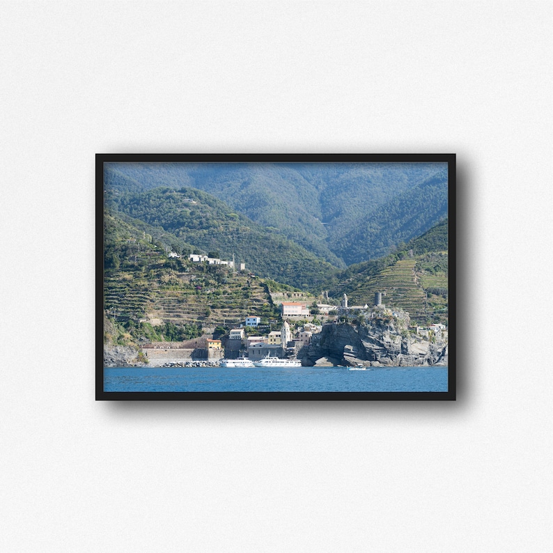 Digital Download. View of Vernazza Landscape 2 Photo. Cinque Terre ...
