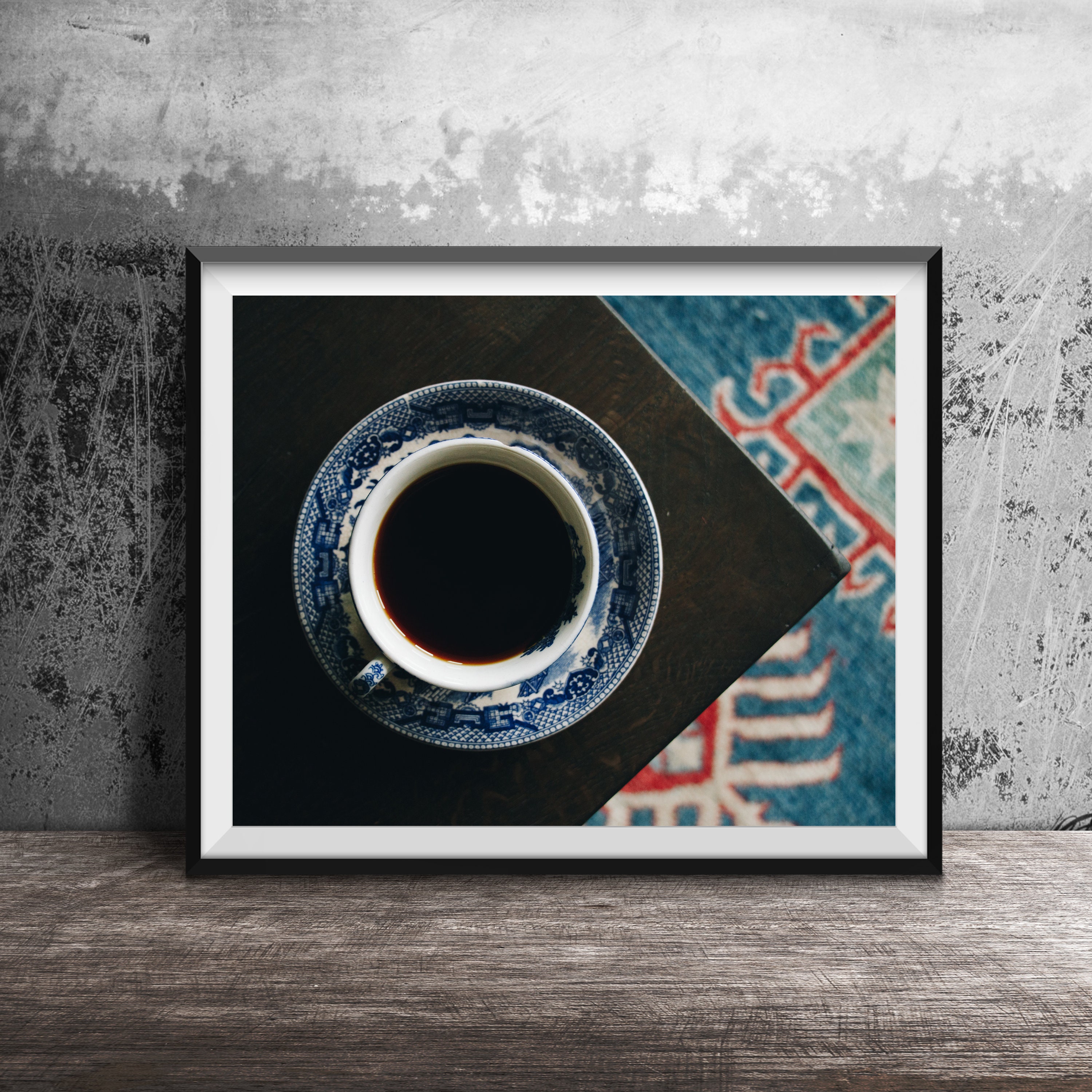 Cup of Coffee on Table Digital Download. Coffee Photography. Printable ...