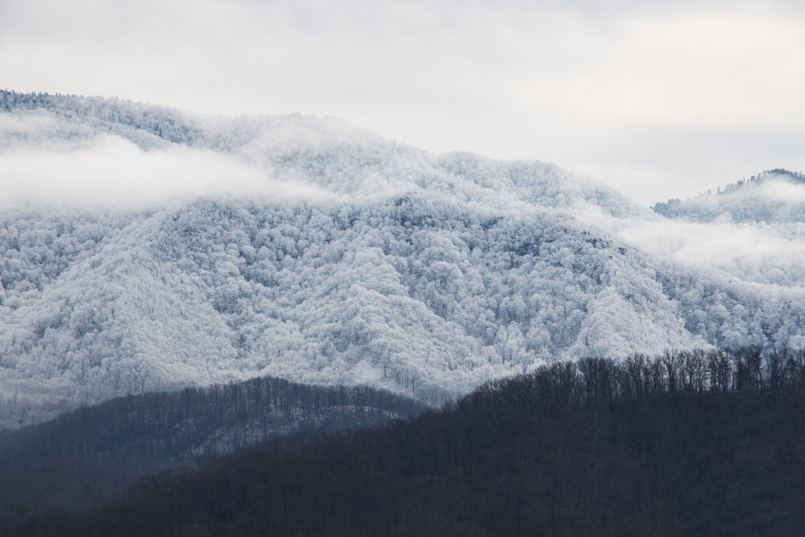 Digital Download. Great Smoky Mountains in January Photo. Gatlinburg ...