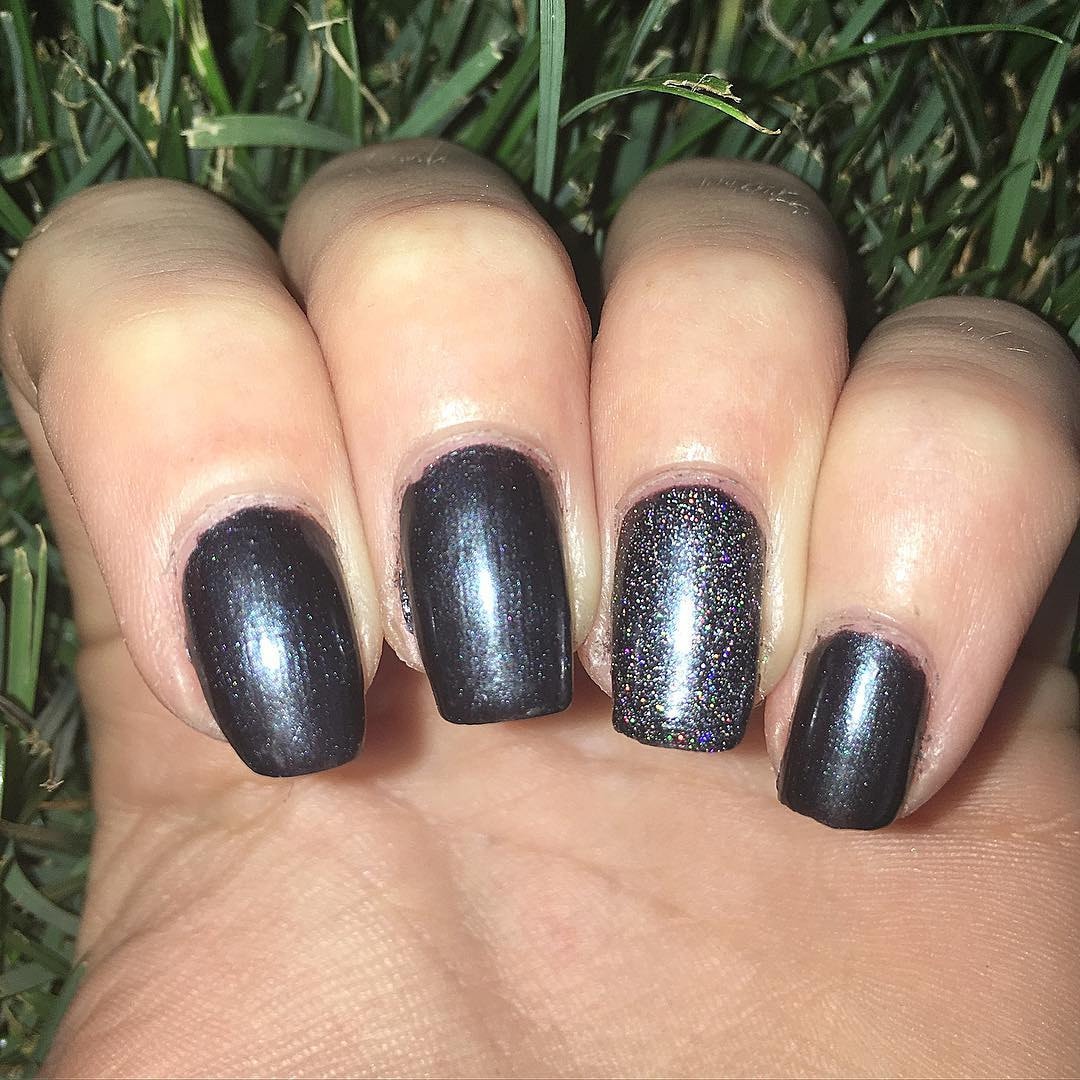 Chimes at Midnight- Blue Nail Polish - Sapphire Nail Polish - Black ...