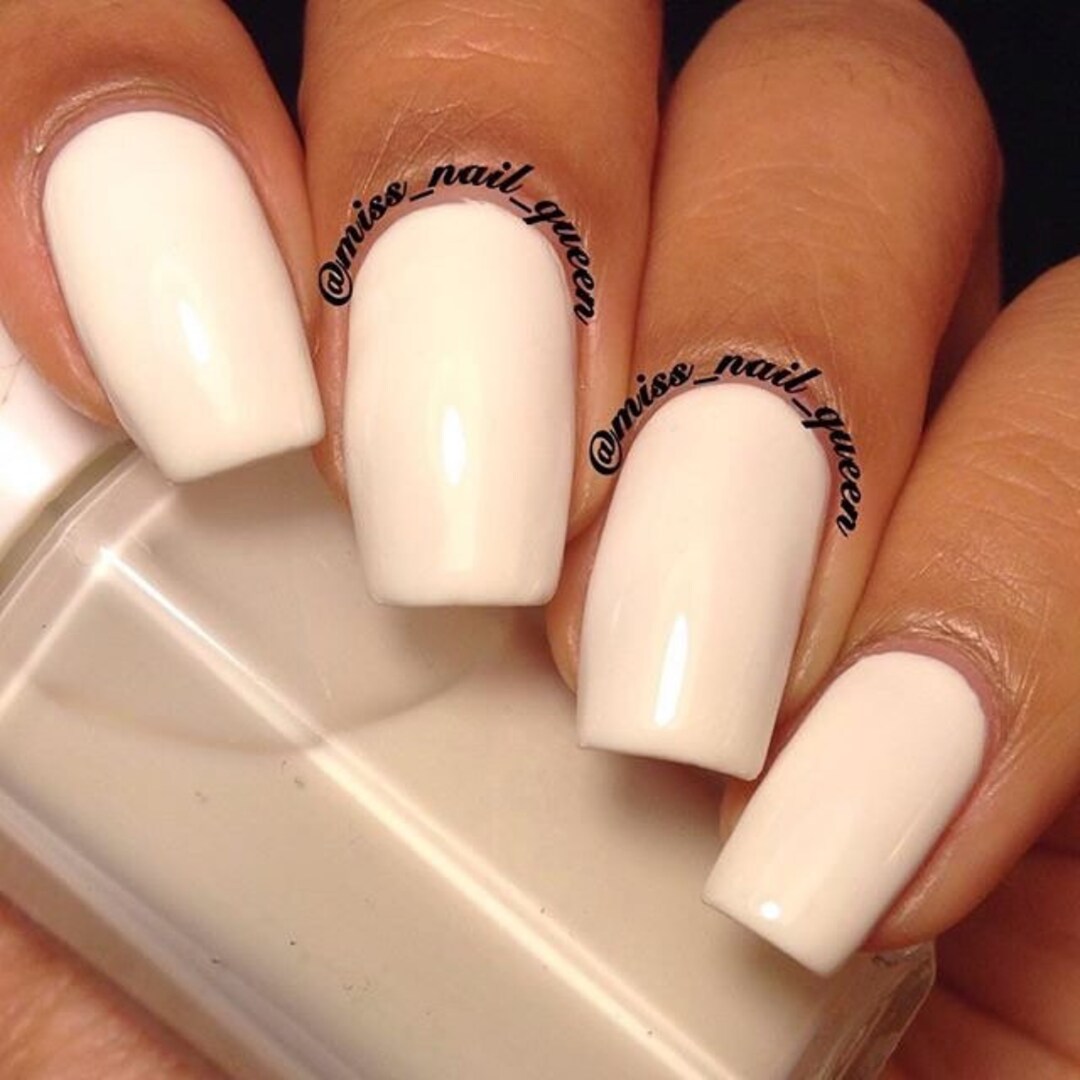 Yorick - White Nail Polish - Bone White Nail Polish - Creme Nail Polish ...