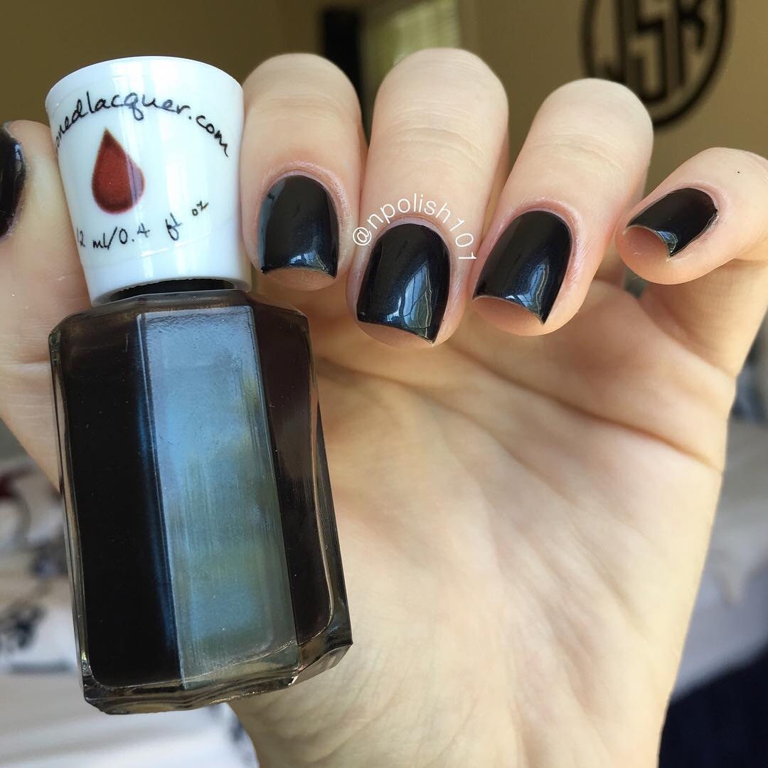 Chimes at Midnight- Blue Nail Polish - Sapphire Nail Polish - Black ...