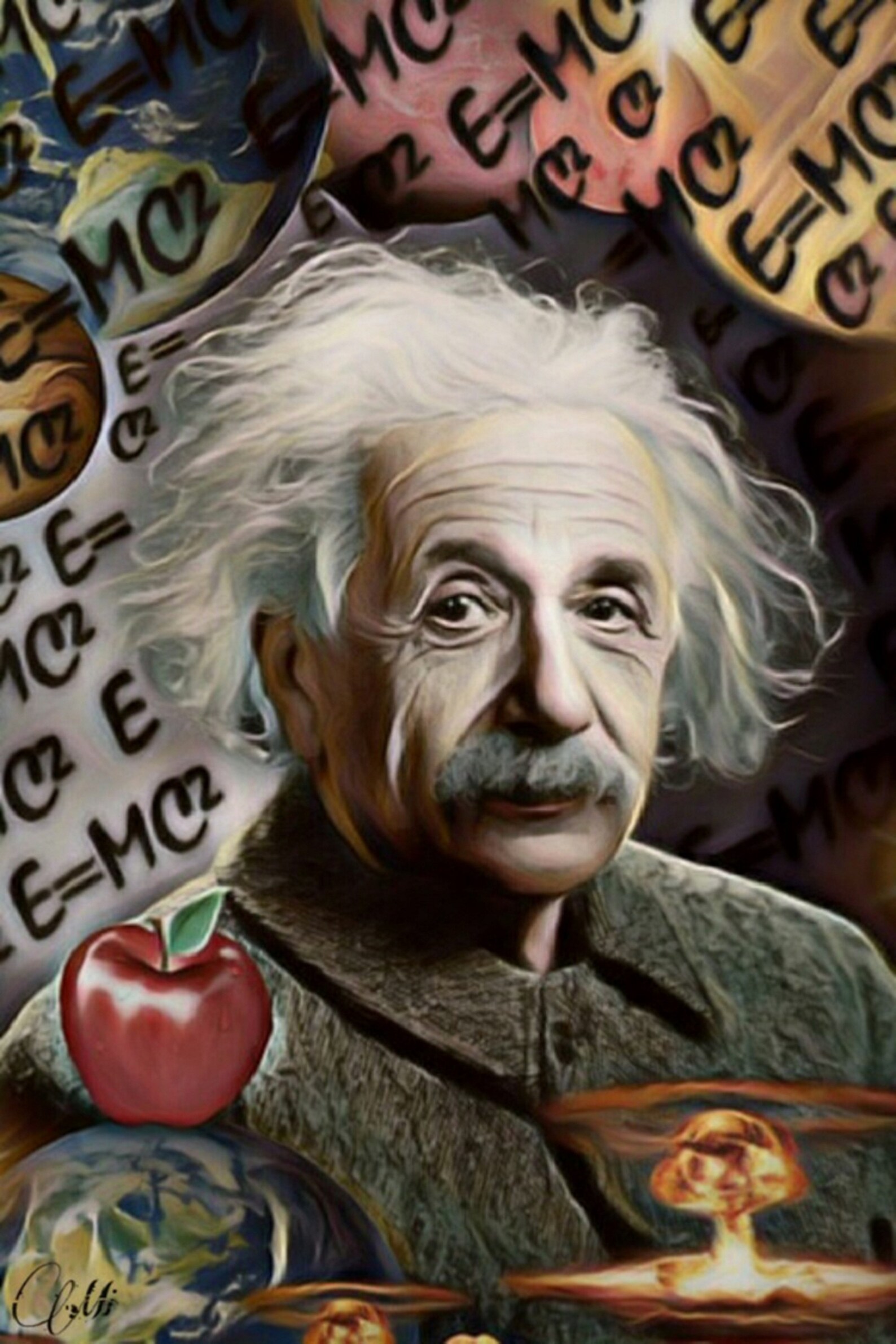 Albert Einstein Canvas or Paper Art Print 1.5 inch Stretched - Etsy Italia