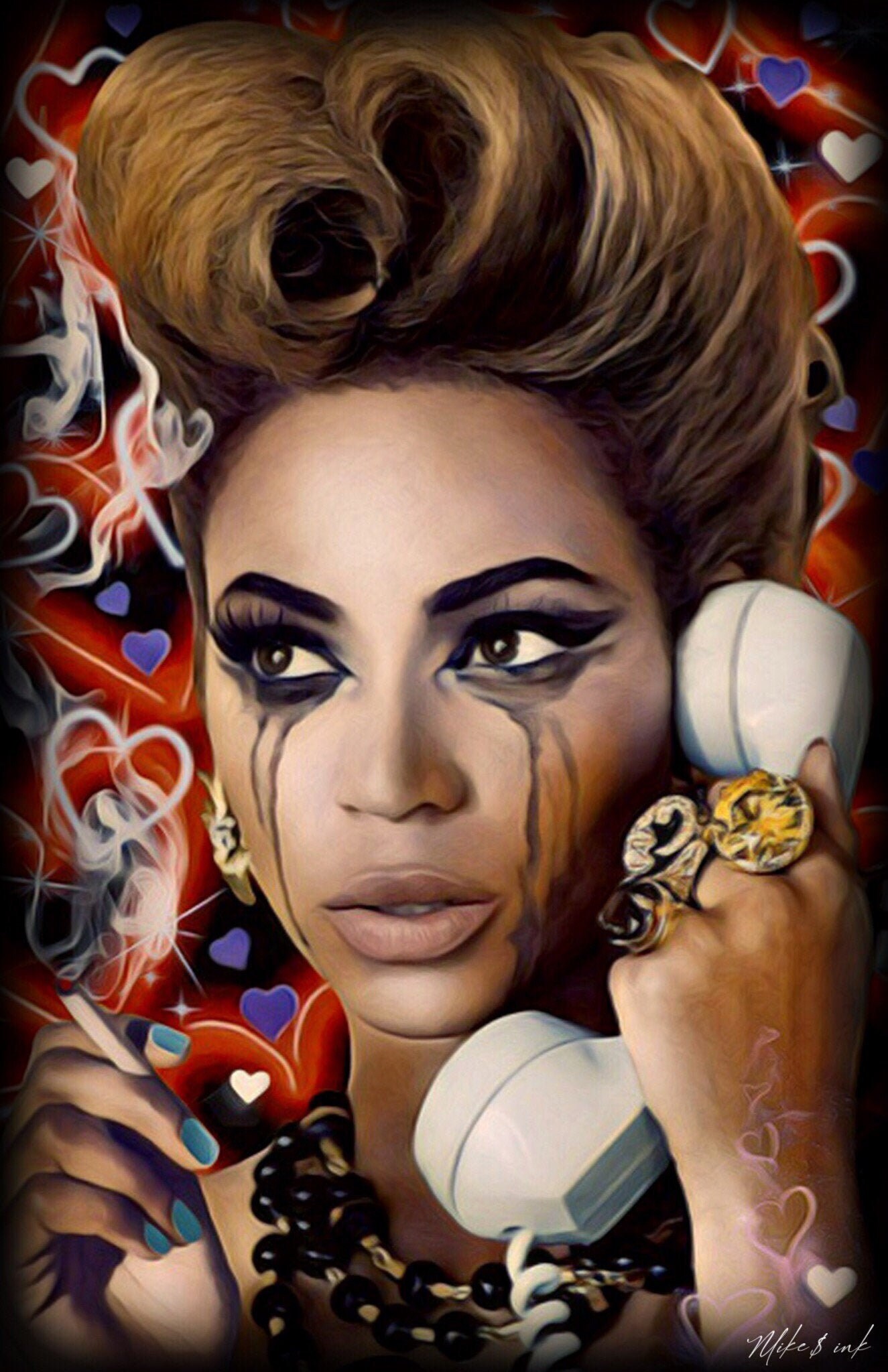 Beyoncé Inspired Canvas or Paper Art Print 1.5 inch Stretched | Etsy