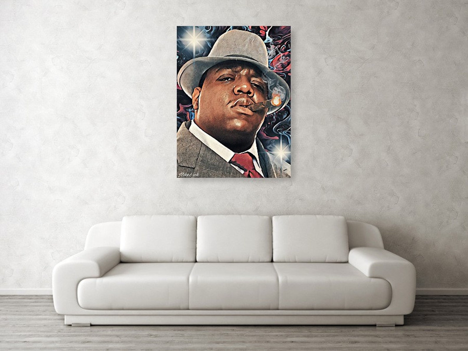 The Notorious B.I.G Inspired Paper or Canvas Art Print 1.5 | Etsy