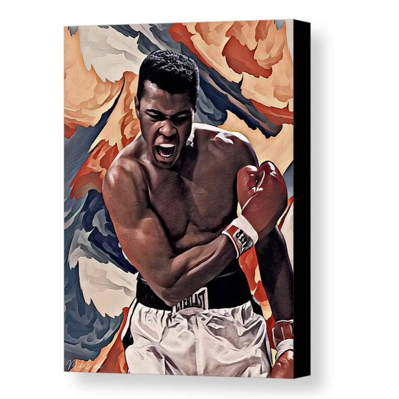 Muhammad Ali Canvas or Paper Art Print 1.5 Inch Stretched or | Etsy