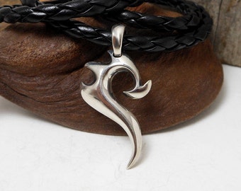 Fish hook pendant | Etsy