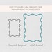 Wavy Squiggly Border | Vector Editable File | Wedding and Birthday ...