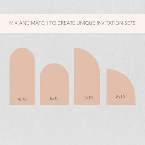 Invitation SVG & PNG Cut Stationery Files | Over 30 Shapes | Arch, Wavy ...