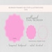 Oval Scallop Edge Frame SVG File | DIY Wedding Stationery | Magazine ...