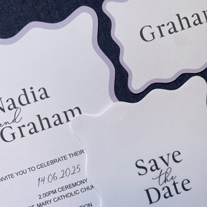 Invitation SVG & PNG Cut Stationery Files | Over 30 Shapes | Arch, Wavy ...