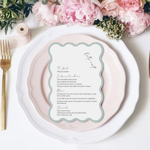 Wave Scallop Edge Frame File | Editable SVG Template File | DIY Wedding ...