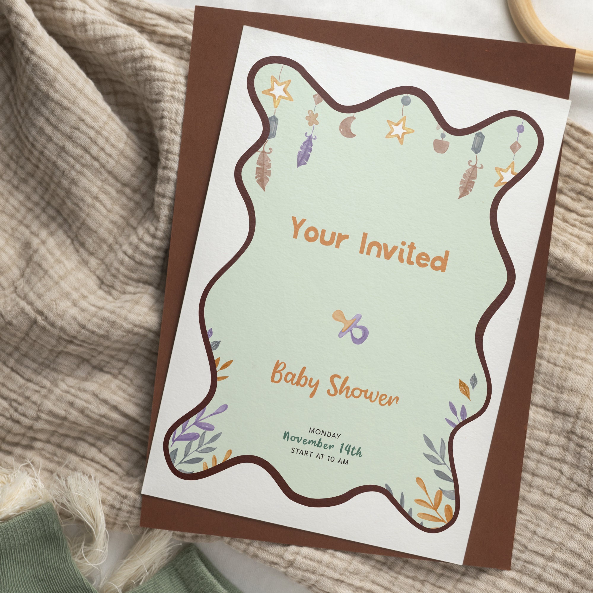 Wavy Squiggly Calligraphy Edging SVG Border | Vector Editable File ...