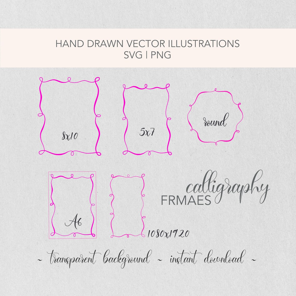 Ultimate Ribbon Wavy Border Bundle Pack Svg, Png Files Invitation ...