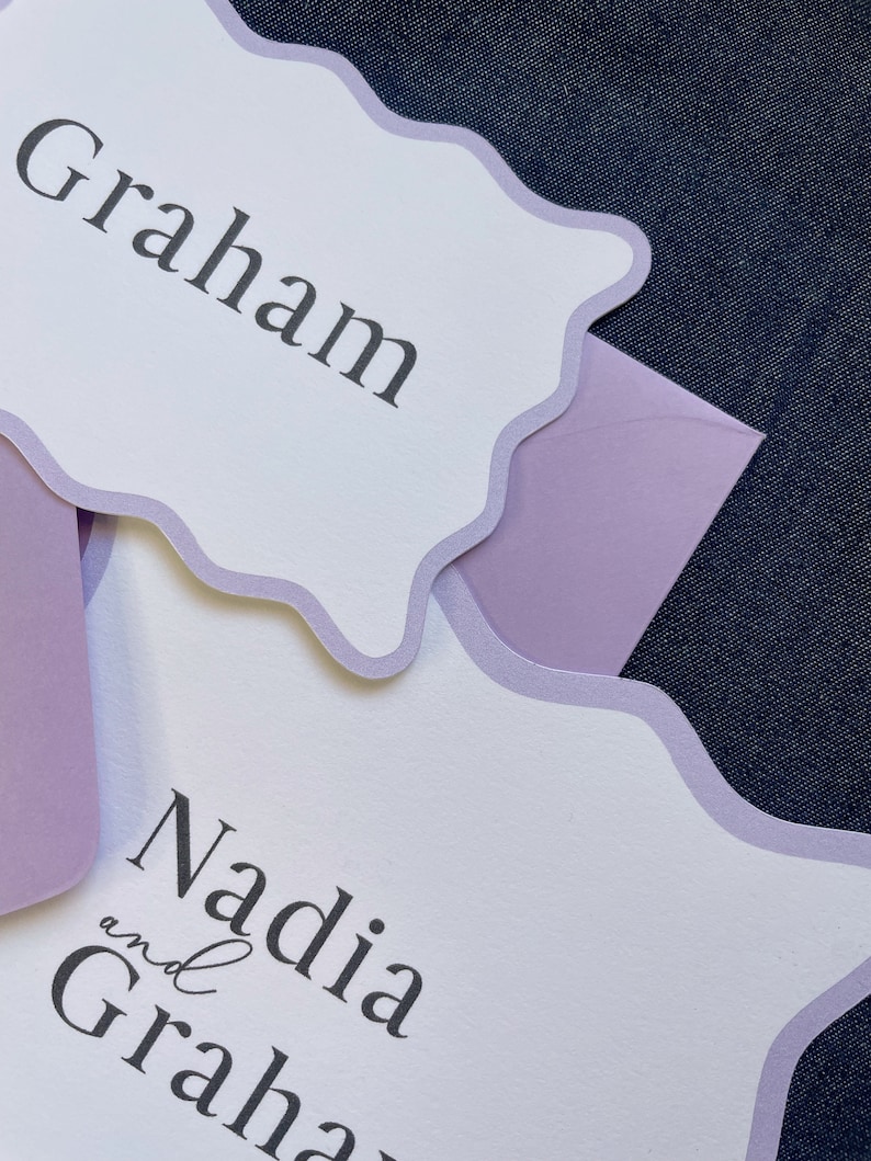 Invitation SVG & PNG Cut Stationery Files | Over 30 Shapes | Arch, Wavy ...