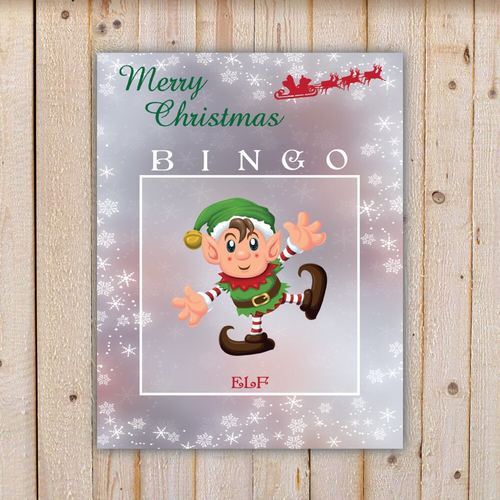 Christmas Bingo Game With 20 Unique Bingo Cards and 42 Large & - Etsy