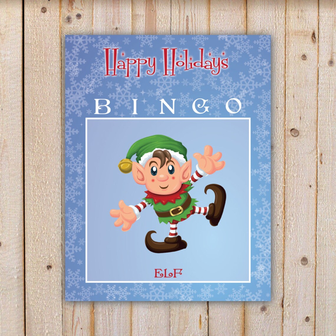 Christmas Bingo Game With 20 Unique Bingo Cards and 42 Large and Small ...