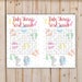 Baby Shower Word Search Game - Baby Feet and Polka Dots INSTANT ...